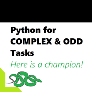 Python – Complex and Odd tasks champion - LearnXYZ